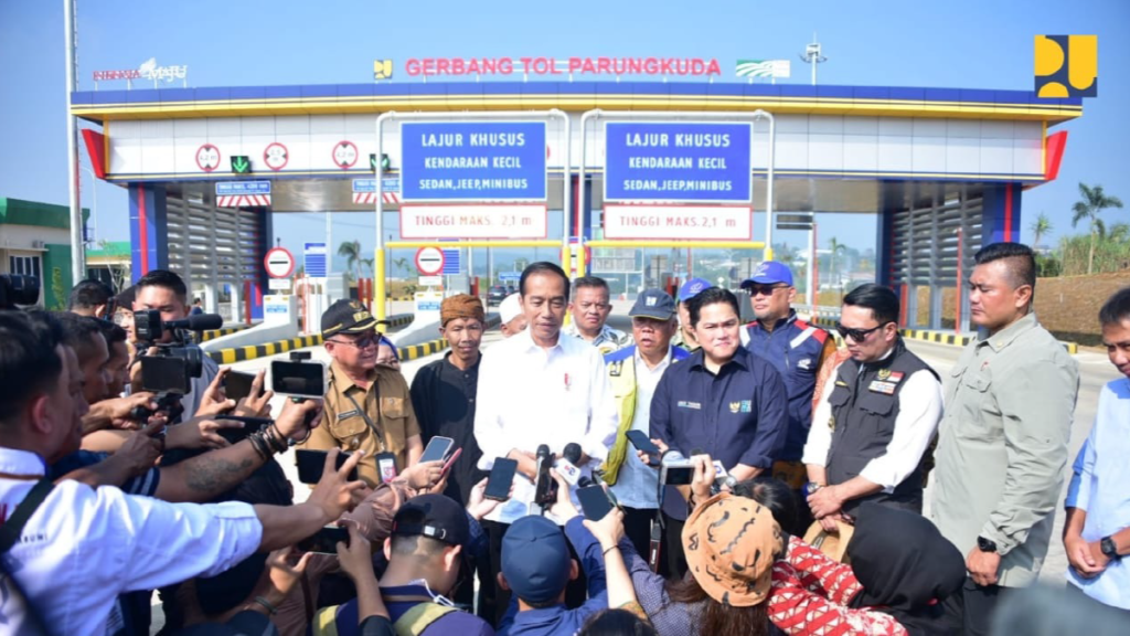 Presiden Jokowi Resmikan Ruas Tol Cigombong-Cibadak, Pangkas Waktu ...